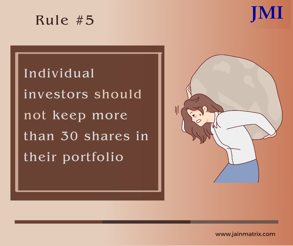 Rule #5 Pitfalls – Do you have too many stocks in your equity Portfolio ...